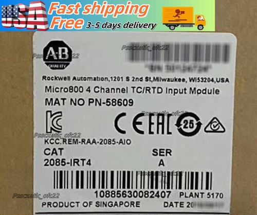 2022 AB 2085-IRT4 Micro800 Input Module Analog Thermocouple RTD | eBay