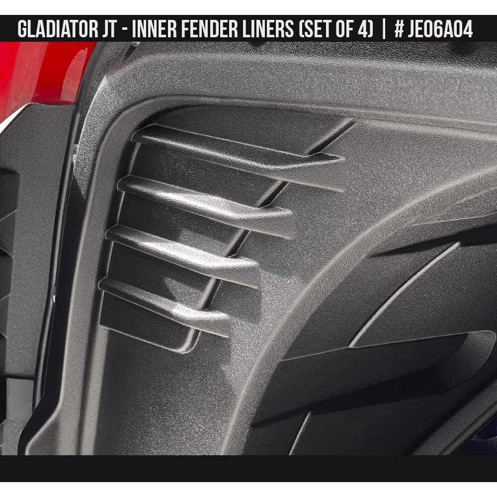 Fits 20-25 Gladiator Air Design Fender Delete Wheel Well Liner Combo ...