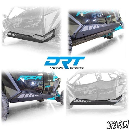 DRT Heavy Duty Rock Sliders Rails Polaris PRO SERIES RZR PRO XP S TURBO ...
