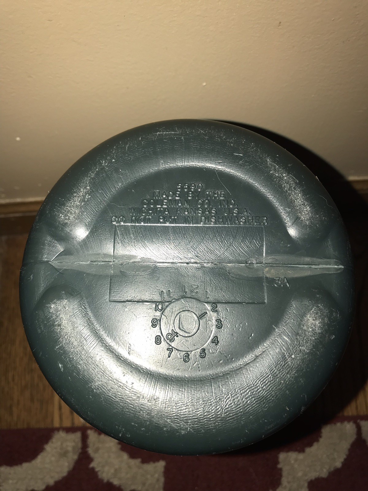 Coleman PolyLite 1/2 Gallon Green Water Jug Spout Handle Portable 5590 ...