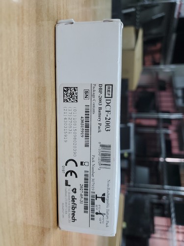 NEW Defibtech DBP-2003 Battery Lifeline Defibrillator use by 31/05/2027 ...