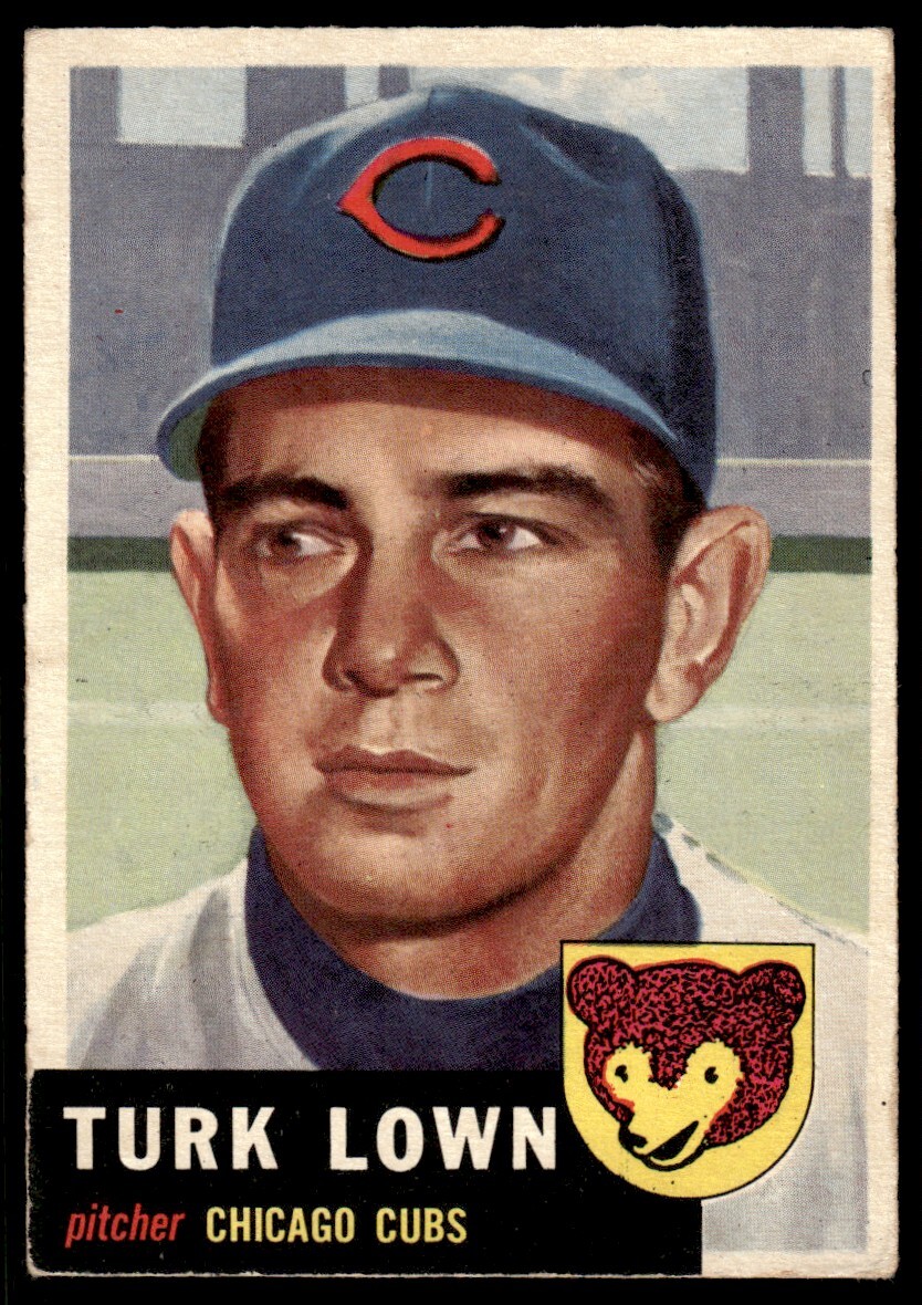 1953 Topps Baseball Card Turk Lown Chicago Cubs #130 EX | eBay