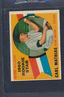1960 Topps #139 Carl Mathias Rookie Star EX *6702 | eBay