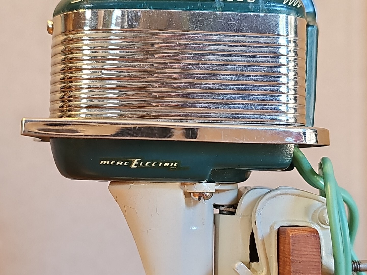 K&O Fleet Line 1956 Mercury Mark 55 40 HP Electric Outboard Motor Green ...