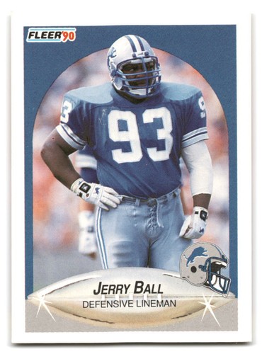 Jerry Ball 1990 Fleer FOOTBALL #276 Detroit Lions | eBay