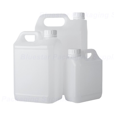 Jerry Can Plastic Bottle Water Container With Tamper Caps 1L / 2.5L ...