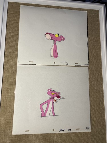 PINK PANTHER animation Cel Art Vintage Cartoon Network depatie-Freleng ...