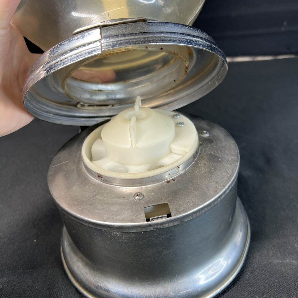 Vintage Ford Gum 1 CENT GUMBALL MACHINE w/ Plastic Globe Topper & Decal ...
