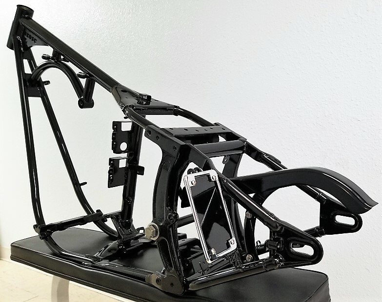 12" USA Made Softail Motorcycle Frame | Chopper | Twin Cam Softail ...
