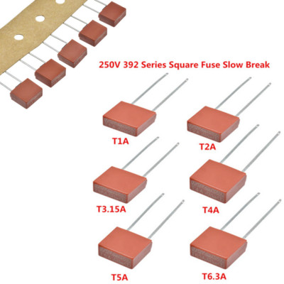 10/50/100PCS 392 Series Square Fuse 250V T2A T1A T5A T4A T6.3A T3.15A ...