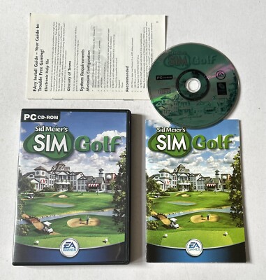 Sid Meier's Sim Golf Simgolf PC CD-ROM Complete EA Sports PAL | eBay UK