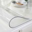 OstepDecor Custom 1.5mm Thick Crystal Clear PVC Table Protector Covers ...