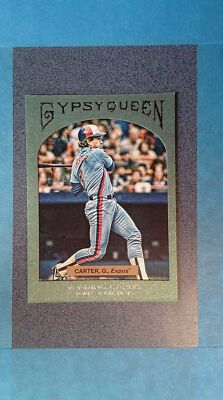 CT22) 2011 Gypsy Queen Retail Green Framed GARY CARTER #68 Montreal ...