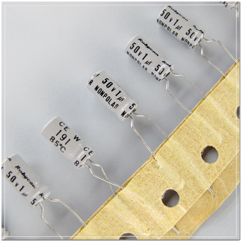 Rubycon NW (CEW) Series 1uF/50V 5x11mm Non-Polarized Electrolytic ...