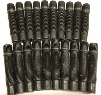 20 X M14X1.5 BLACK ALLOY WHEEL CONVERSION STUDS 82mm LONG VOLKSWAGEN ...