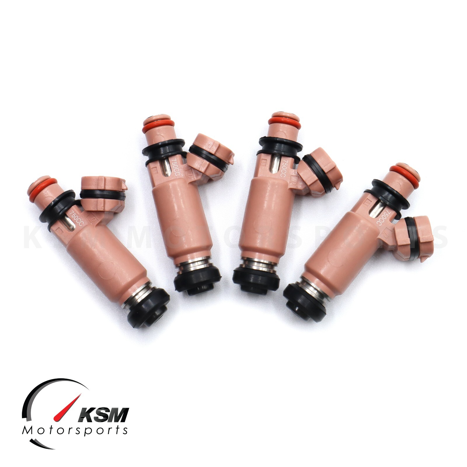 Set 4 750cc Fuel Injectors for Subaru STI WRX Forester fit 16611-AA370 ...