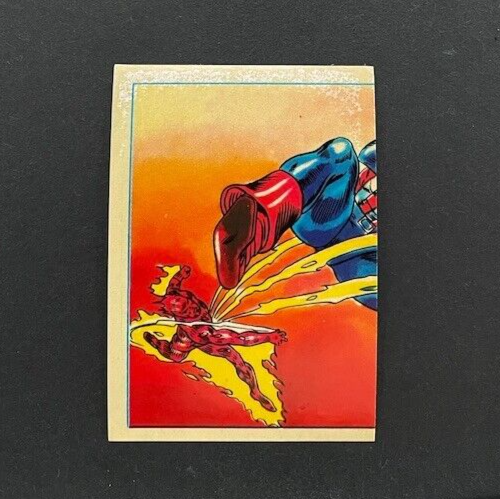 1984 Leaf Marvel Super Heroes SECRET WARS Stickers #6 Captain America ...