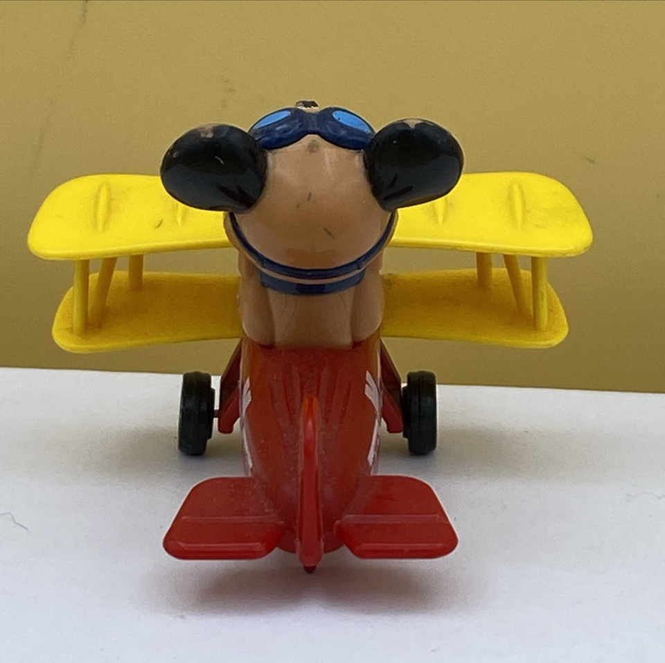 Walt Disney Mickey Mouse TOMY Airplane Biplane Small See Size ...