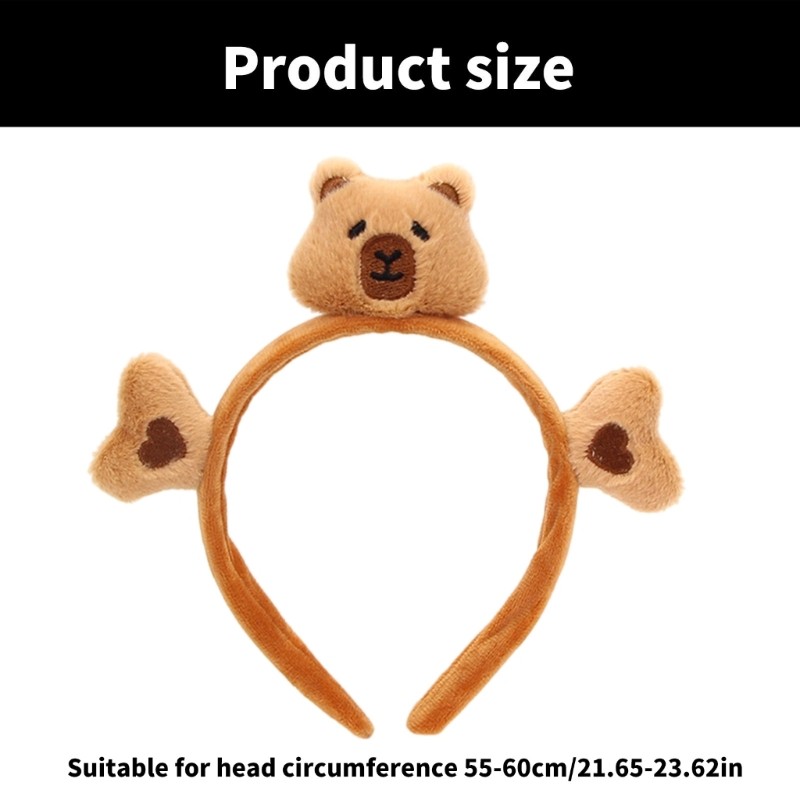 Bear Shaped Head Accessory for Children s Parties Soft Jeadpieces Party ...