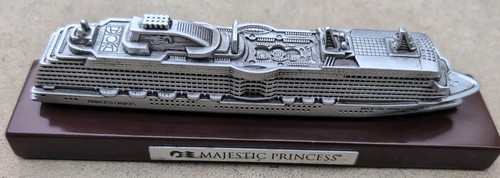 Princess Cruises Majestic Princess Ship Model Metal Wood 7 3/4" Long | eBay