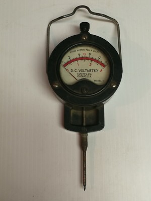 Antique DC Voltmeter Sun Mfg.co | eBay