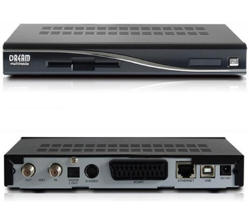 ORIGINAL V2 DREAMBOX DM-100 FTA Free to Air SATELLITE RECEIVER DM100 ...