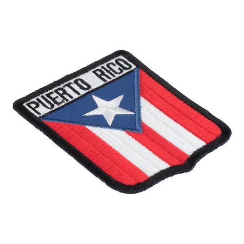 Puerto Rico Flag Shield Patch, Latin America Flag Patches | eBay