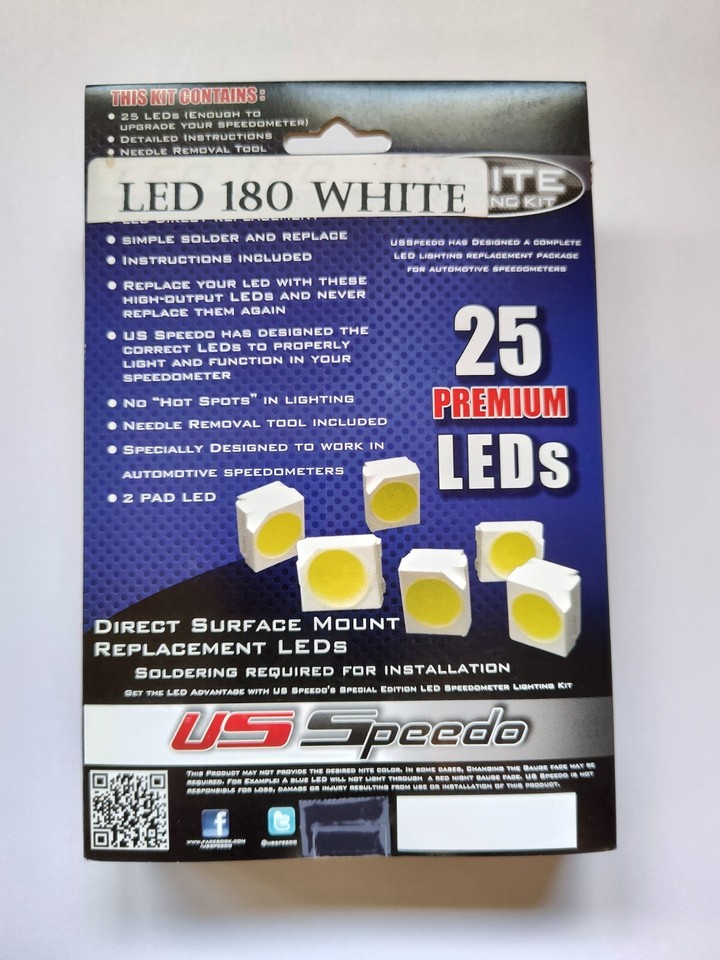 Speedo Light Upgrade Kit to Green LEDs 2008 09 10 11 12 Silverado Tahoe ...