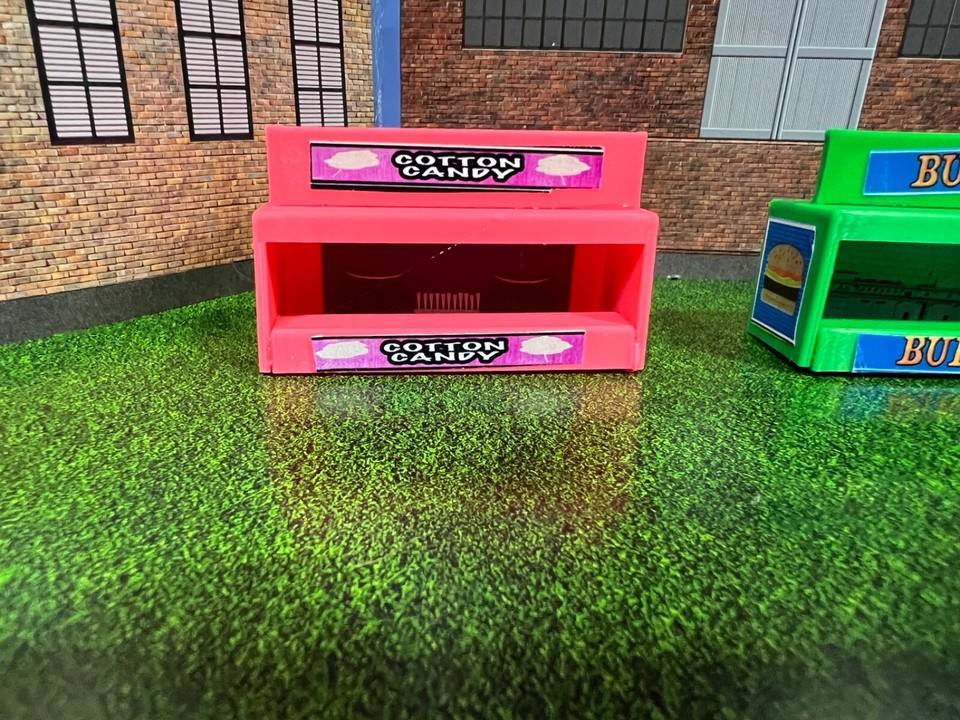Model Train HO Scale Food Stands - Includes Six Snack Booths with ...