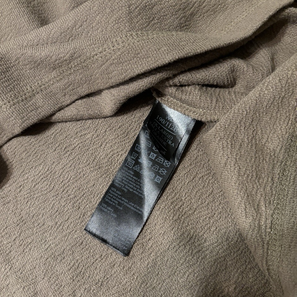 All Saints Sweatshirt Mens XL Brown Terry Cloth Long Sleeve Crewneck ...