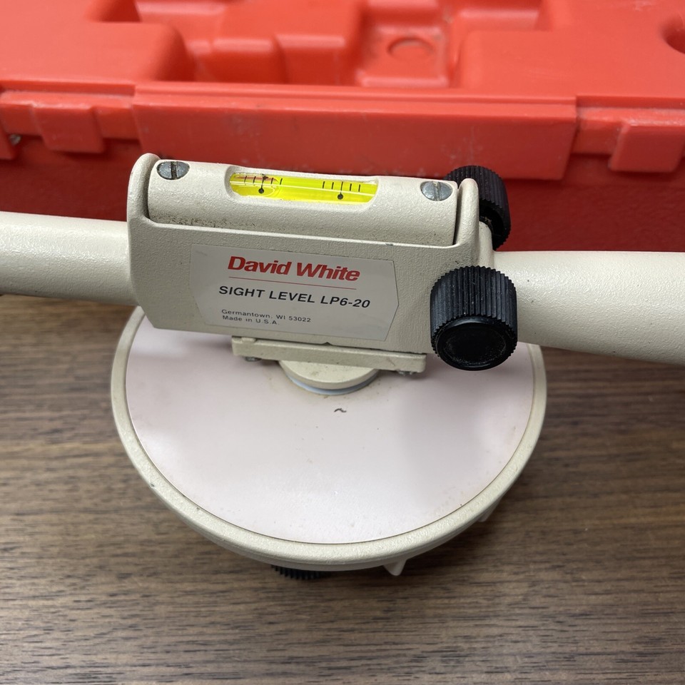 David White Instruments LP6-20 Sight Level w/ Original Hard Case | eBay