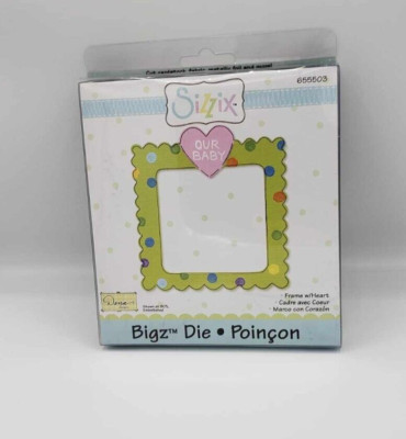 Sizzix Bigz Die Frame With Heart 655503 New In Package | eBay