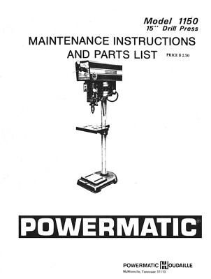 Fabrication - Powermatic Drill Press 1150
