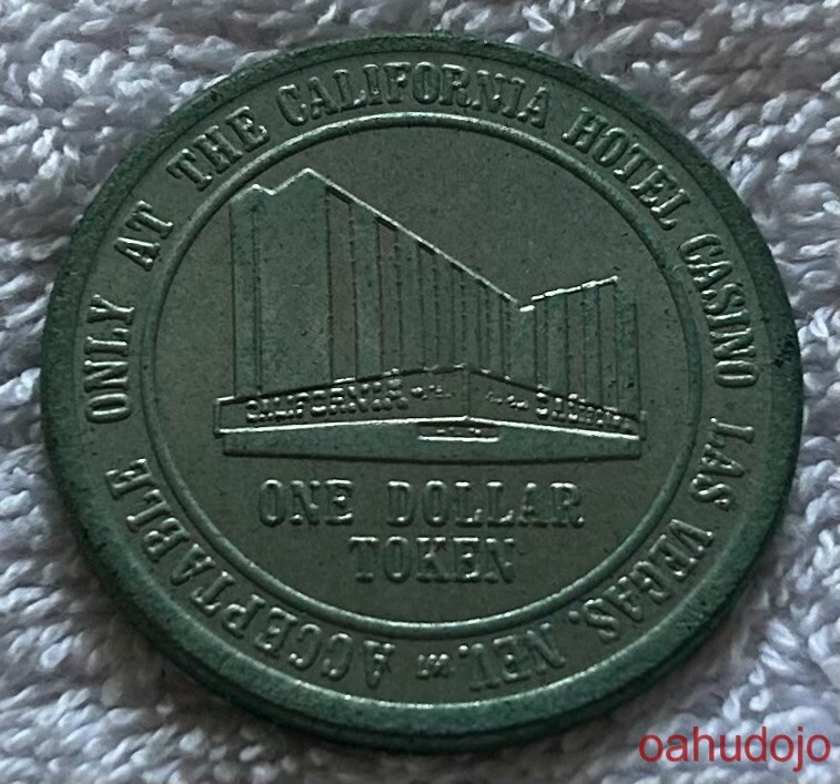 1988 CALIFORNIA HOTEL $1 Gaming Token Slot Current Las Vegas | eBay