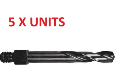 5x Rocky Mountain Twist Cobalt Long Threaded Shank Drill Bit #10 Length ...