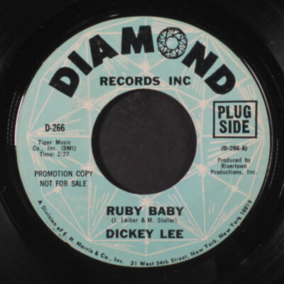 DICKEY LEE: ruby baby / i remember barbara DIAMOND 7" Single 45 RPM | eBay
