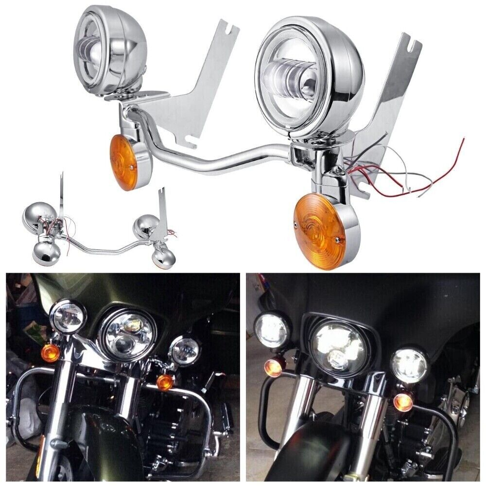 Harley Passing Light Switch Helderen Passing Light Lampen 4.5 Inch