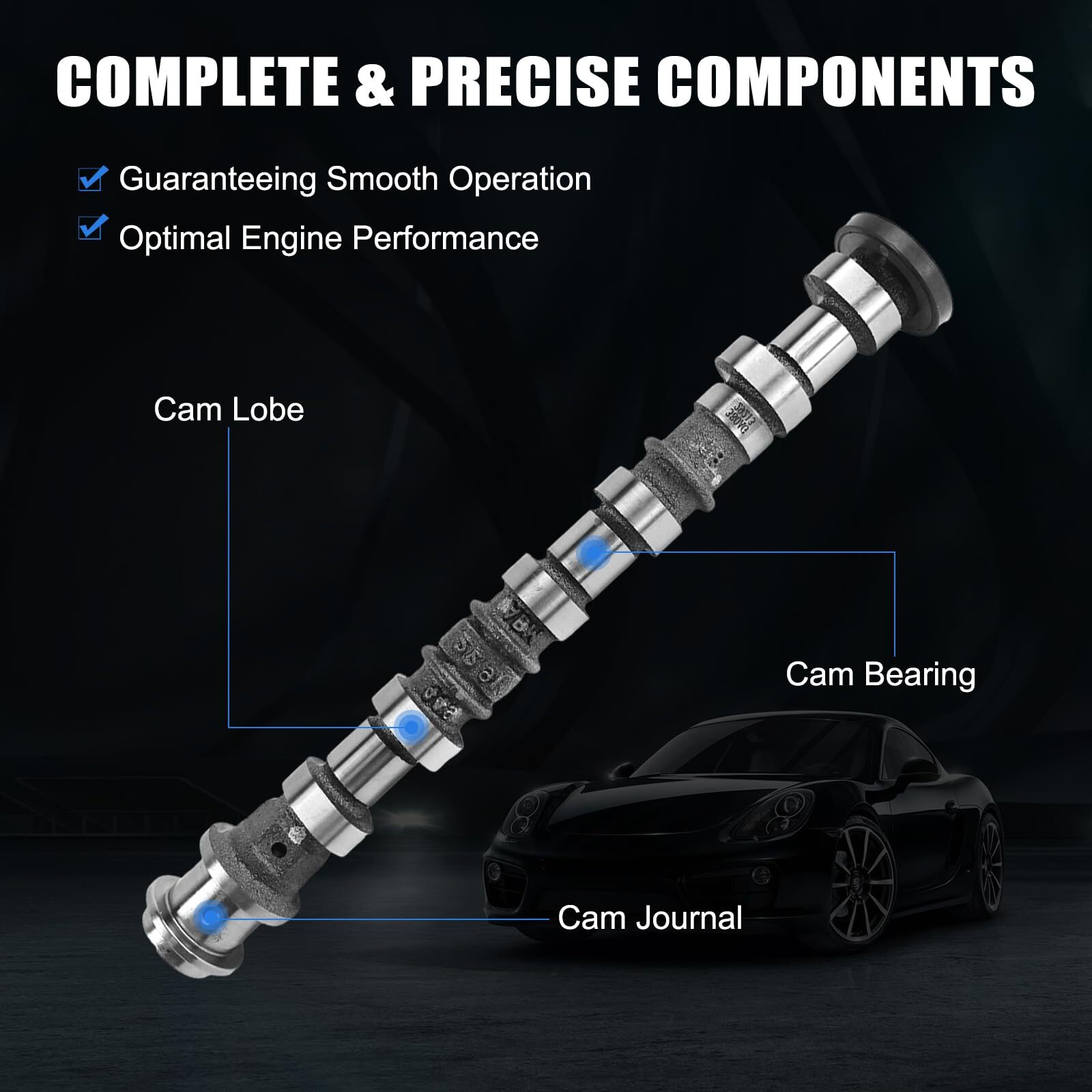 Engine Camshaft Rockers Arm Lifters Kit for Jeep Grand Cherokee Dodge ...