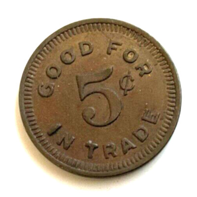 5 Cent Trade Token | eBay