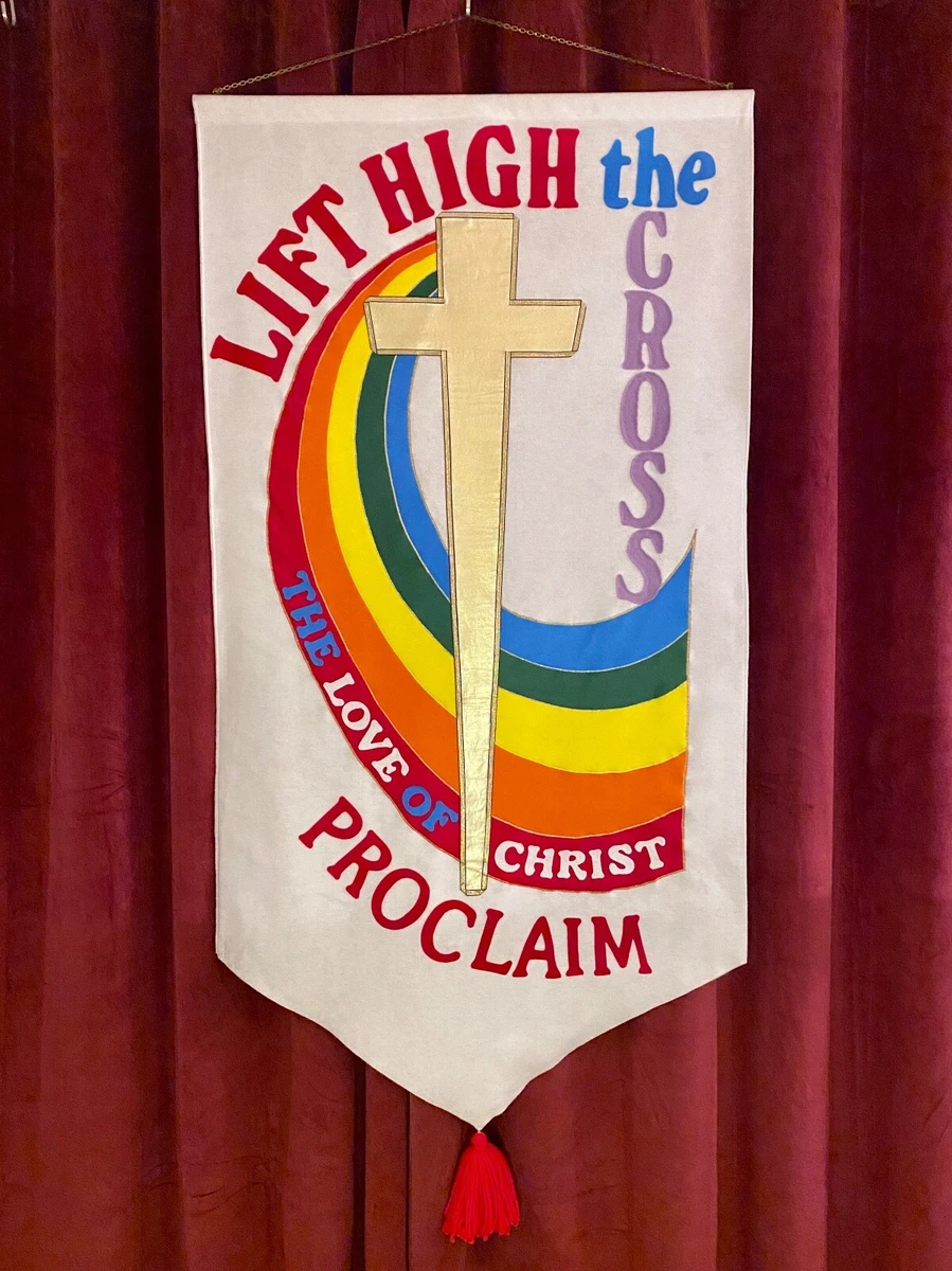 Wood Cross With Banner