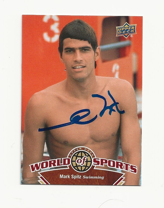 MARK SPITZ USA AUTOGRAPHED CARD | eBay