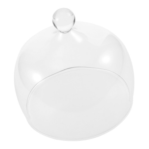 Glass Dome Small Splash Resistant Lids Cover Reusable Food Covers Plate ...