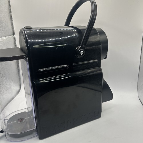 Nespresso Inissia D40 Black Corded Electric 1200W Single Serve Espresso ...