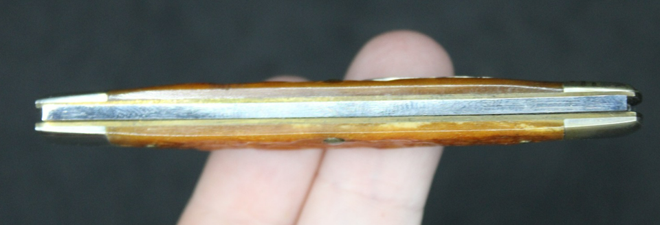 KINFOLKS CASE 2 BLADE ORANGE USA STAINLESS POCKET KNIFE #85 | eBay