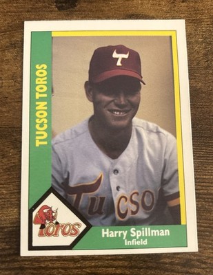 1990 CMC #14 HARRY SPILLMAN AAA TUSCAN TOROS BASEBALL CARD | eBay