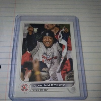 2022 Topps Update Pedro Martinez (Red Sox) Image Variation SP Card No ...