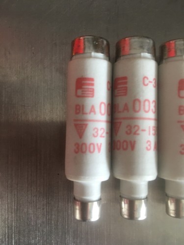 Fuji Electric BLA003 3A Slow Blow Bottle Fuse 600 Vac 3 Amp 600VAC Lot ...