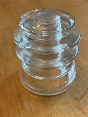 Vintage Hemingray 56 Clear Glass Insulator 25-55 | eBay