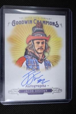 2018 UD Goodwin Champions AUTO CARD A-AR Jacob Ardown - Hockey | eBay