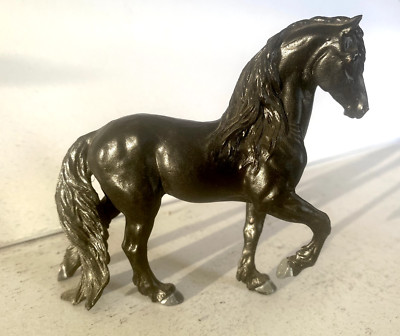 Mini Artist Resin Animal Artistry Donna Chaney Walking Friesian ...